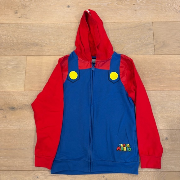 Shirts & Tops | Boys Late Super Mario Zip Up Hoodie Jacket | Poshmark
